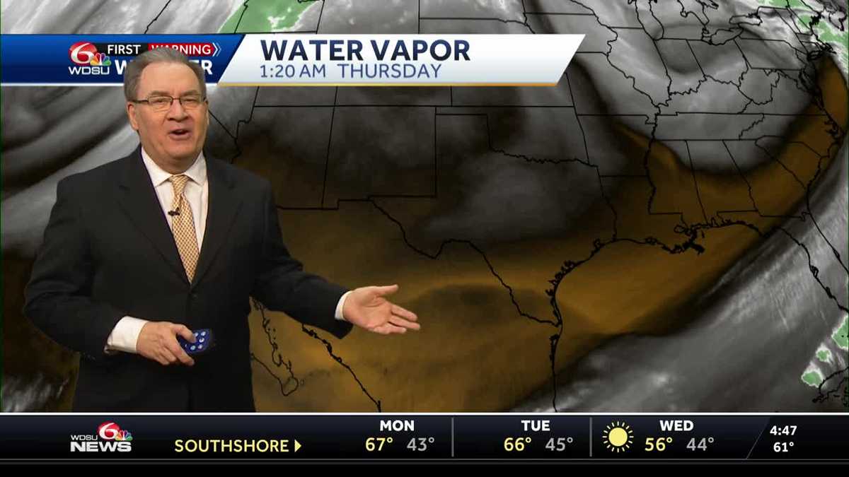 Sunny skies today, but rain on the way!