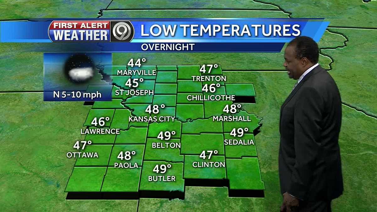 Ideal weather for the next 9 days!