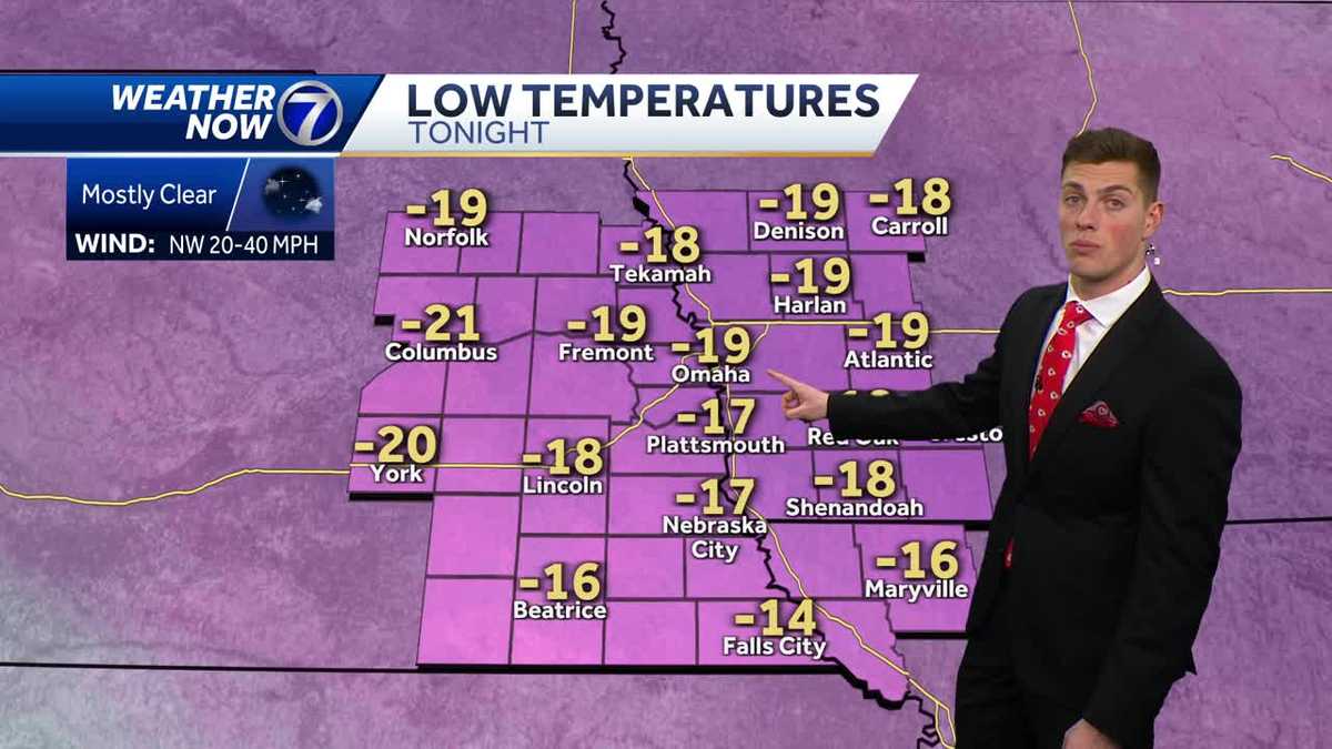 Sunday morning marks the coldest we may see and feel