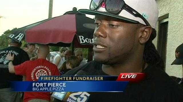 Corey McIntyre donates shoes to cousin's fundraiser