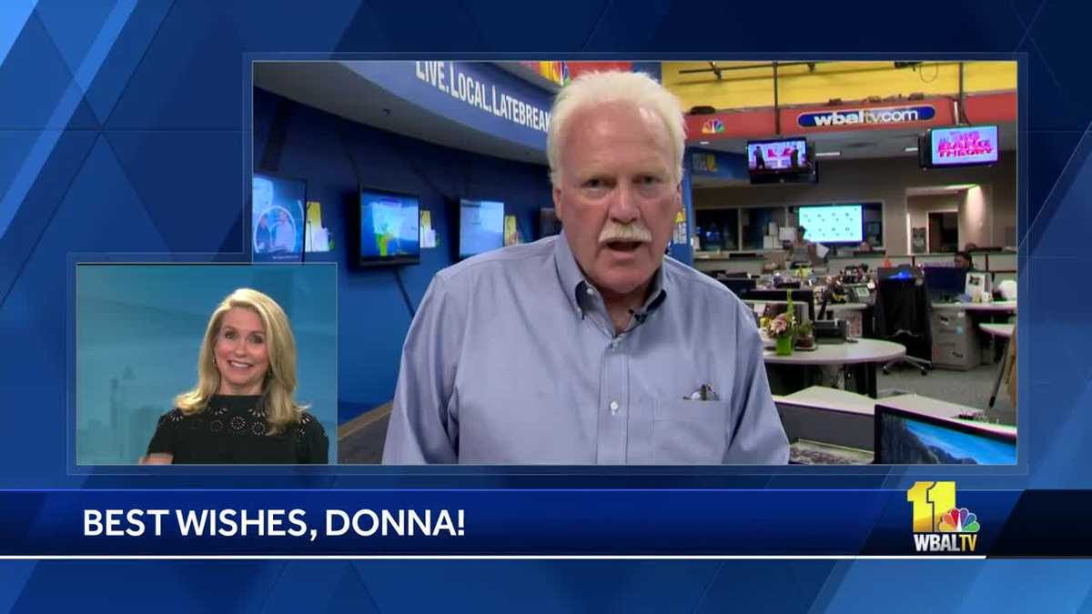 Rob Roblin shares best wishes with Donna