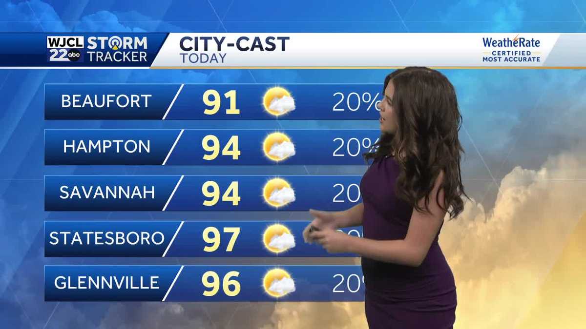 Warm end to the weekend but tropical weather on the way this week