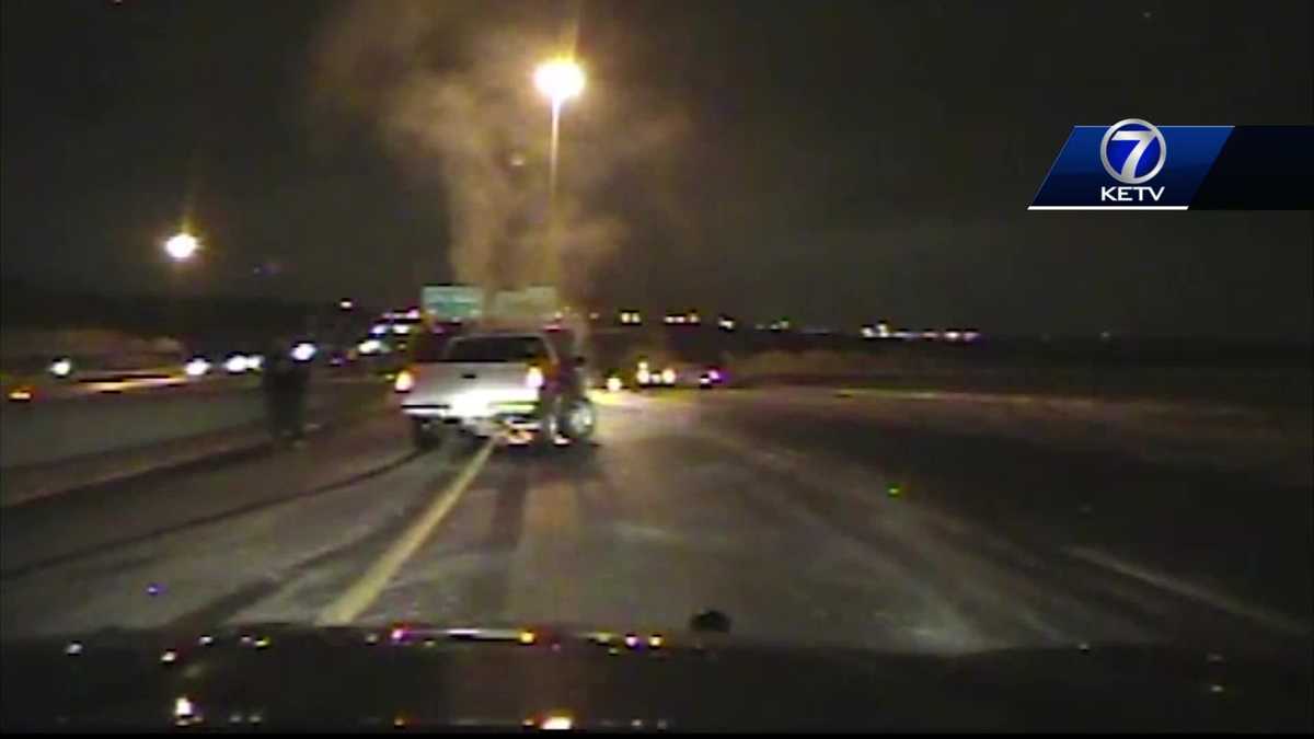 Move over! Video shows car striking Nebraska State Trooper