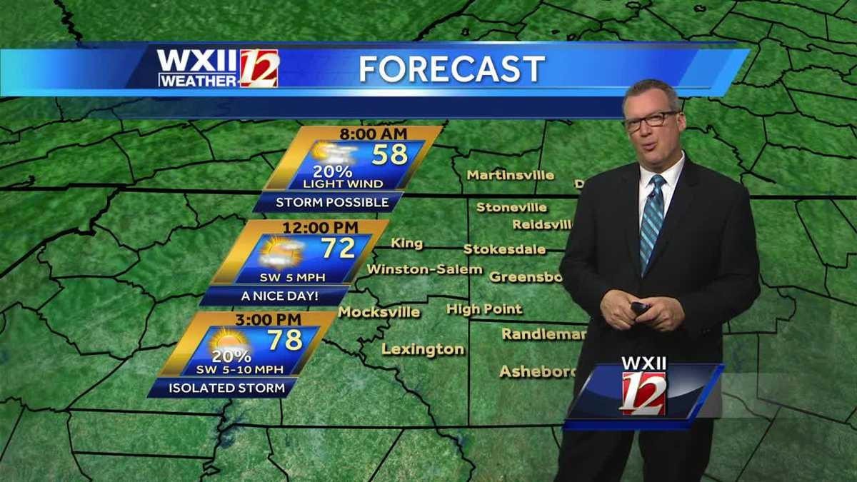 Watch: Mild morning heating up later today