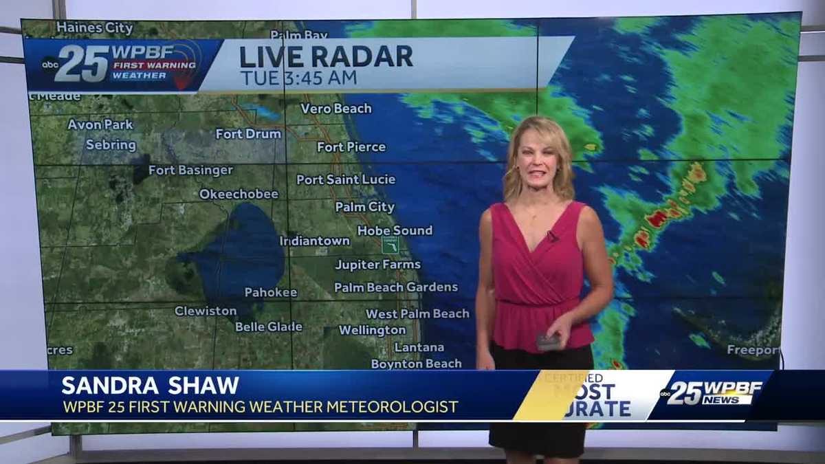 Variably cloudy and drier for South Florida