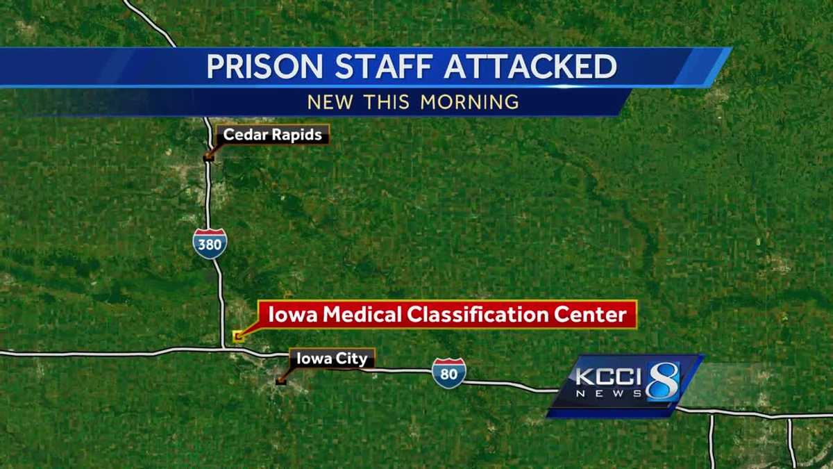 Iowa Prisons Officials 2 Staff Members Assaulted By Inmate