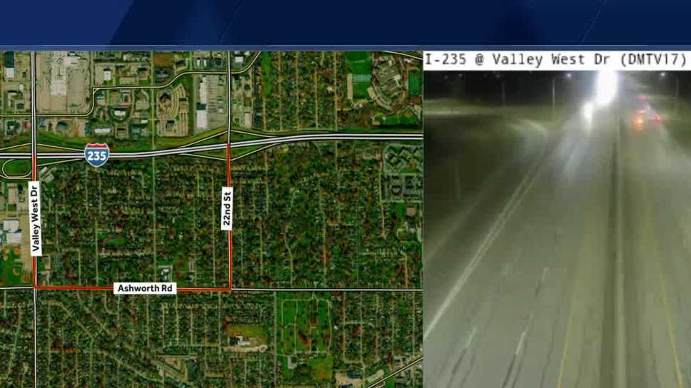 Valley West Drive exit and entrance ramps closing for 30 days