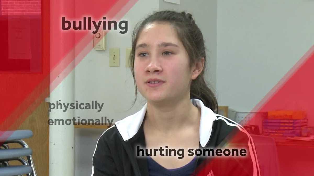Students talk about bullying