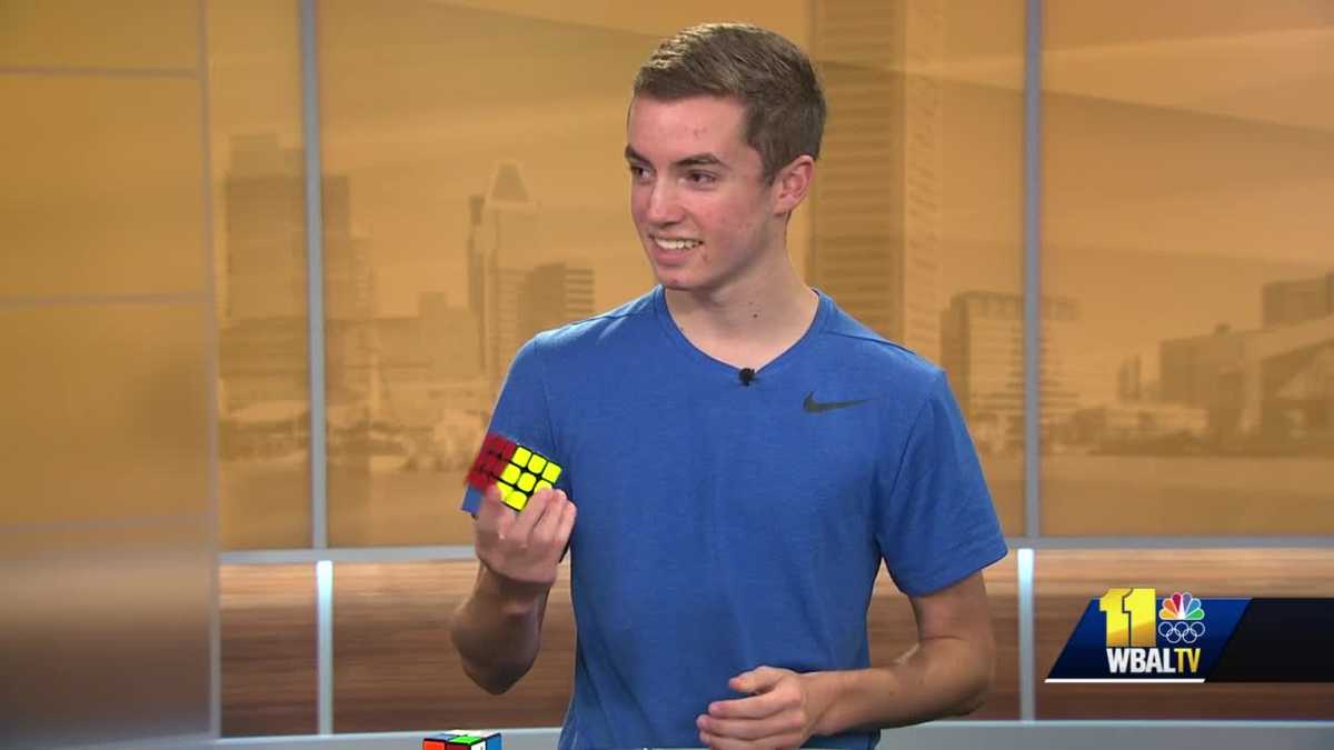 Will Callan puts us to shame with his Rubik's cube skills