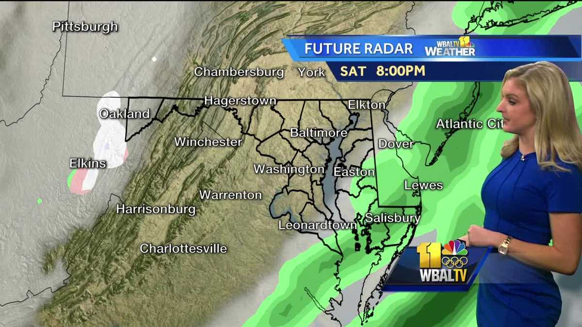 Taylor shows when rain moves out