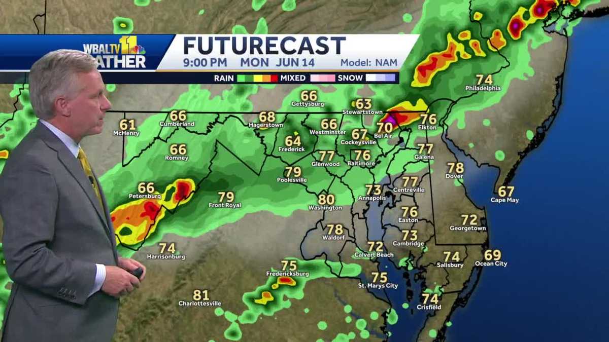 Severe Storms Possible Monday Night