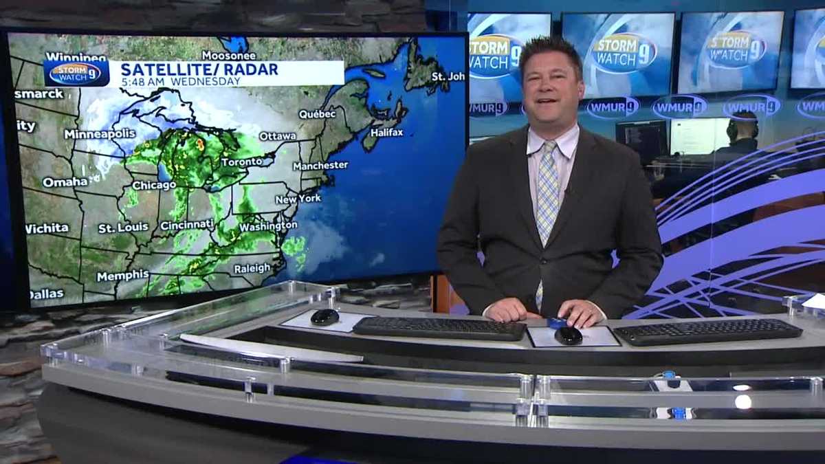 Watch: Rain moves in through evening