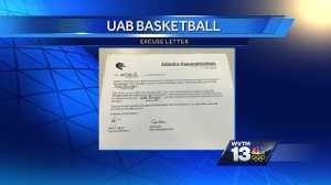 Excuse Letter to watch UAB play