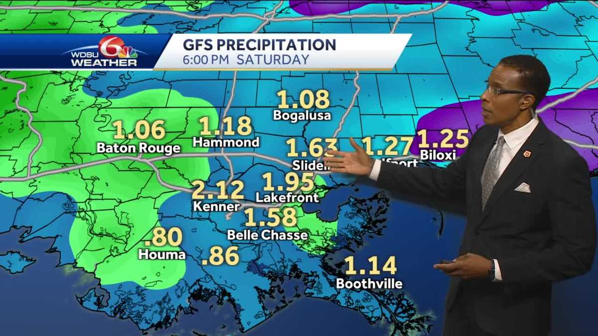 Stormy morning, mostly dry Saturday afternoon