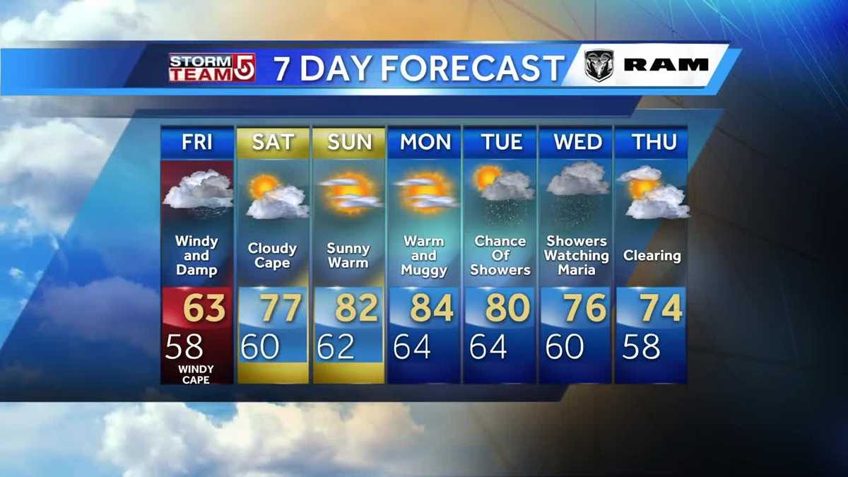 Video: Damp, windy first day of fall