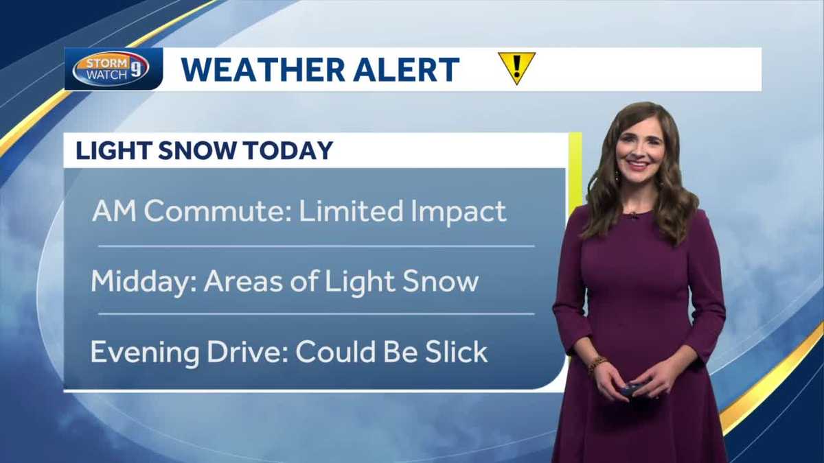 NH forecast video: Light snow for many areas in New Hampshire