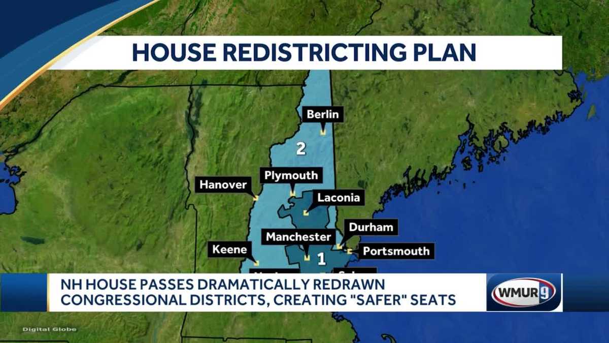 NH House creates 'safer' seats in dramatically redrawn congressional map