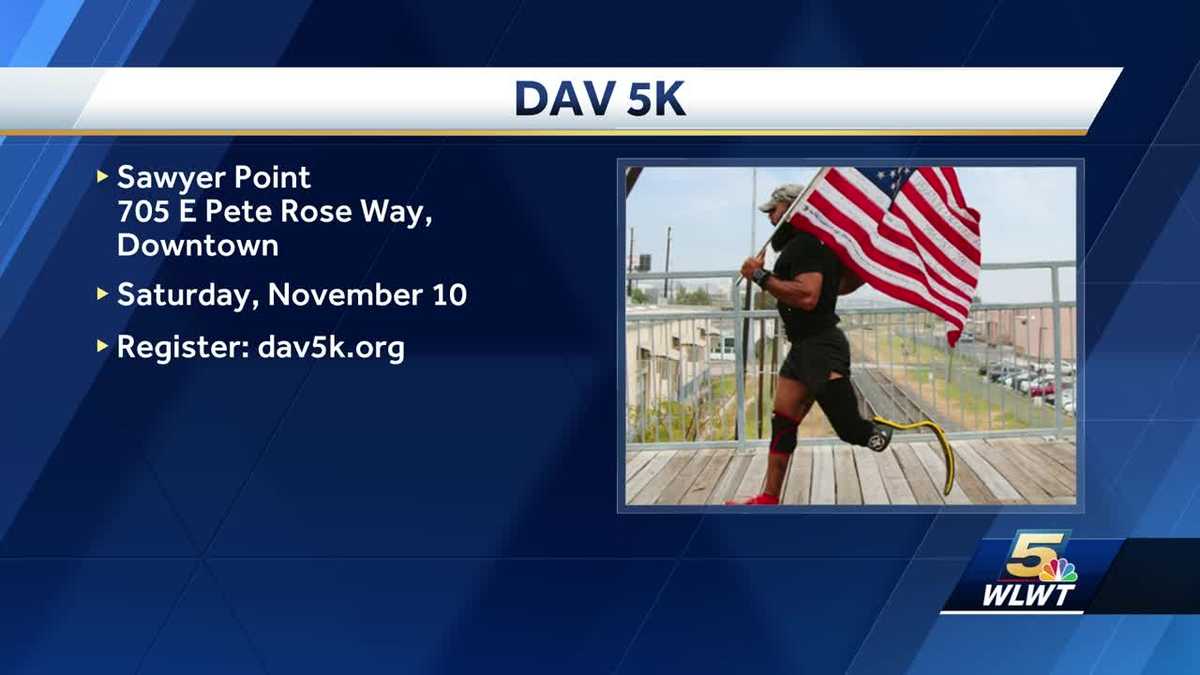 The DAV 5K run will honor our vets and troops