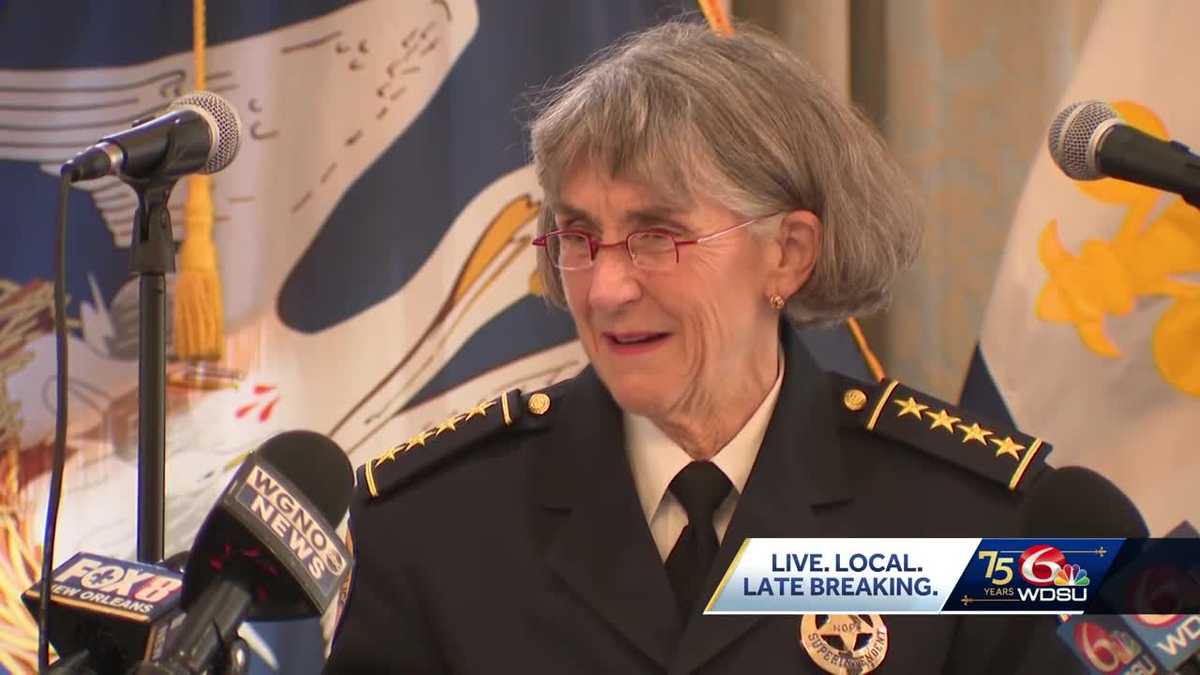 New NOPD Superintendent Anne Kirkpatrick sworn in