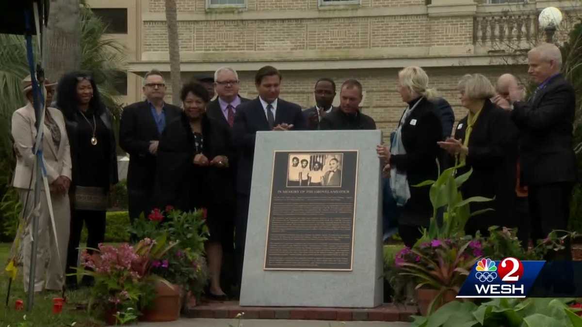 Groveland Four Monument unveiled in Lake County