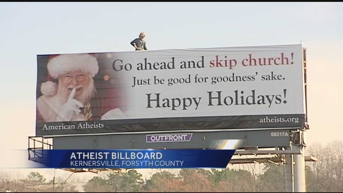 Atheist billboard raises eyebrows in Triad