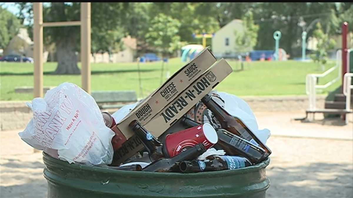 Neighbors concerned about trashed park