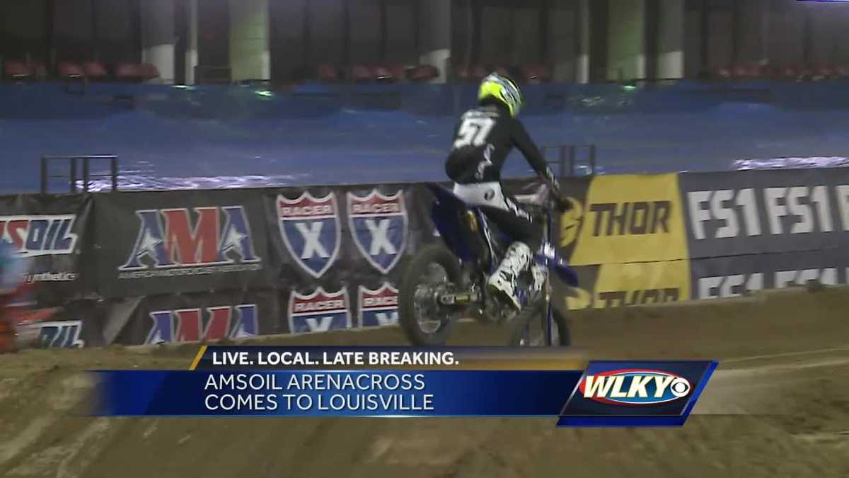 Tight turns, high jumps: AMSOIL Arenacross arrives in Louisville