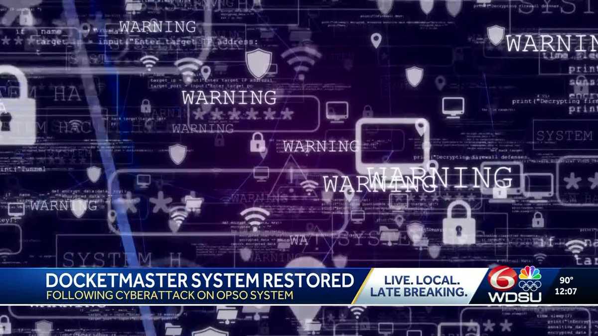 Orleans Parish Sheriff's Office DocketMaster system restored