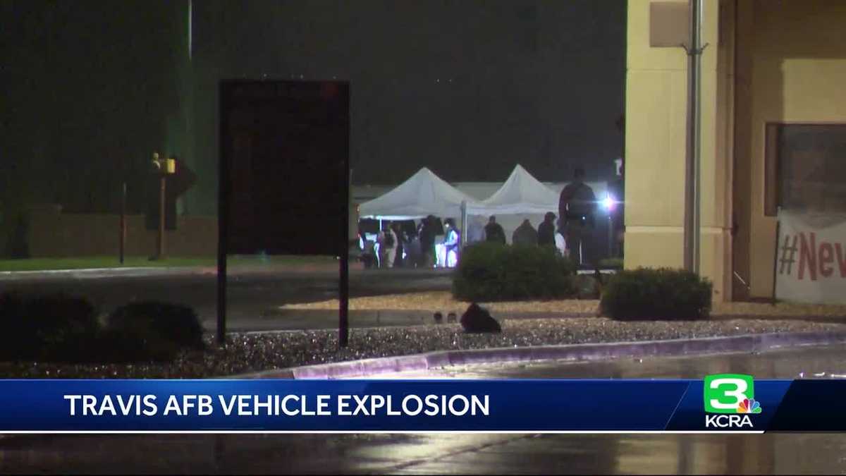 Explosion heard after deadly crash at Travis Air Force Base