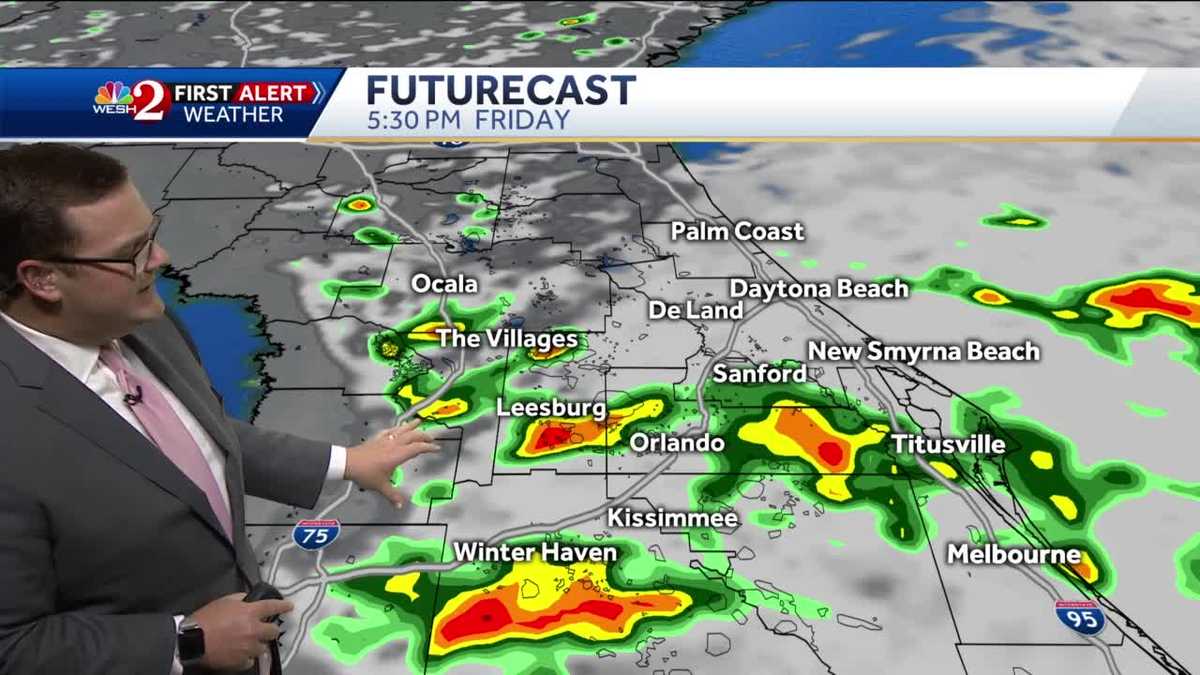 Tracking storms Friday