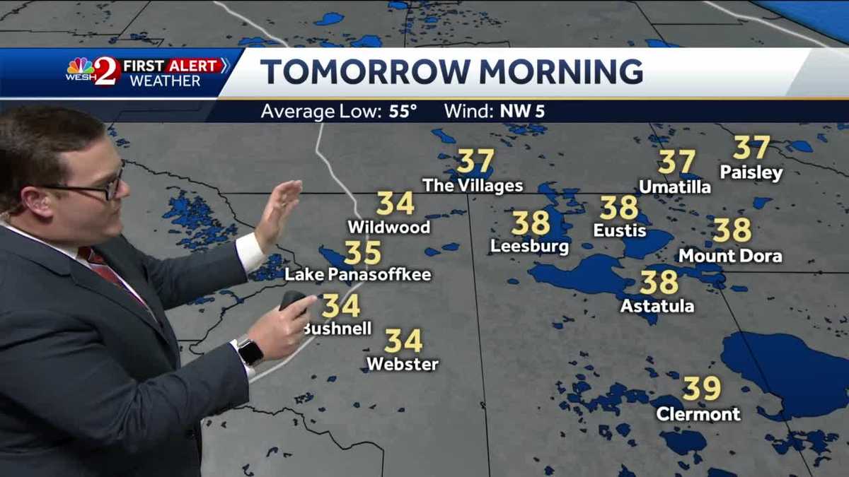 A cold night for Central Florida