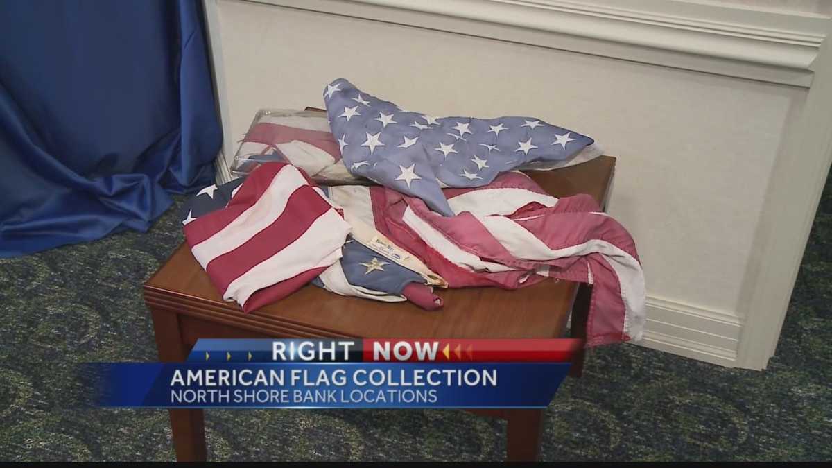 Bank collects worn out flags as fundraiser for Honor Flight
