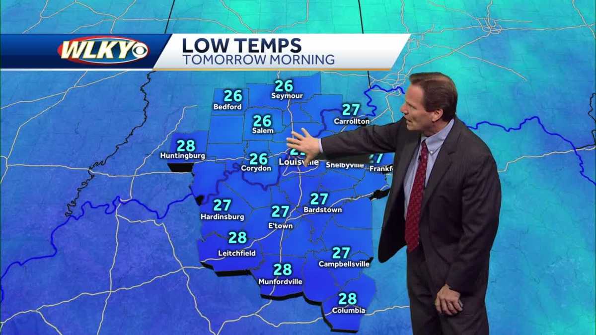Temperatures staying chilly...