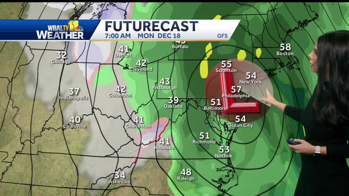 Rain in weekend forecast, Chelsea shows when