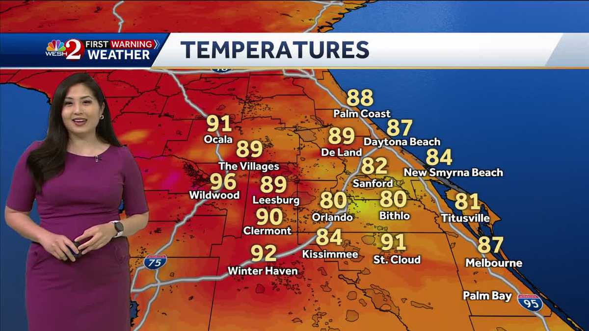 Storms Clearing Tonight, Warm and Humid Tomorrow