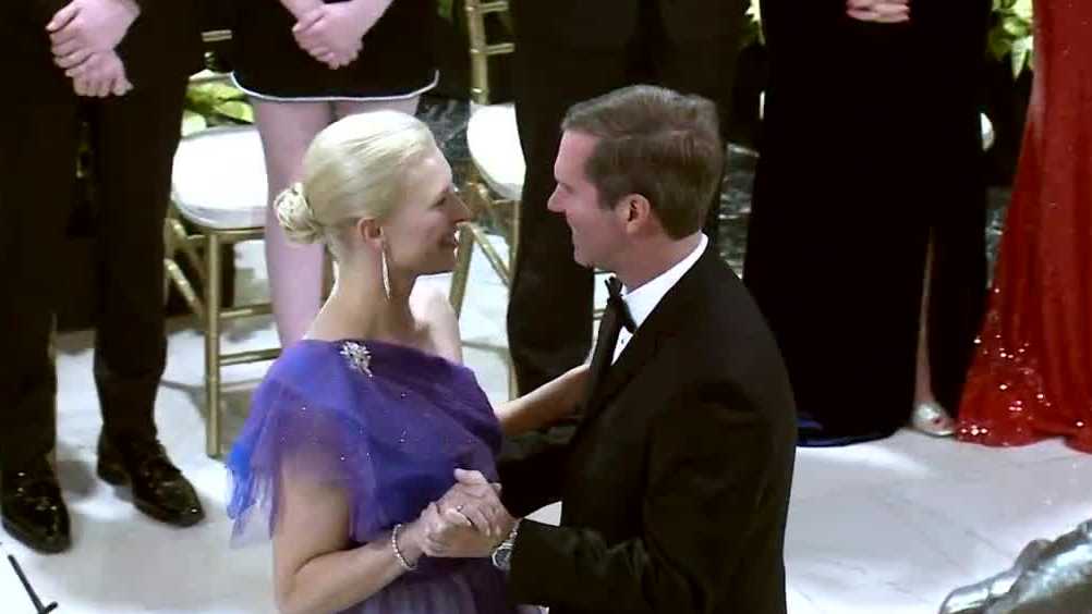First Family caps off Grand March with first dance in Capitol Rotunda