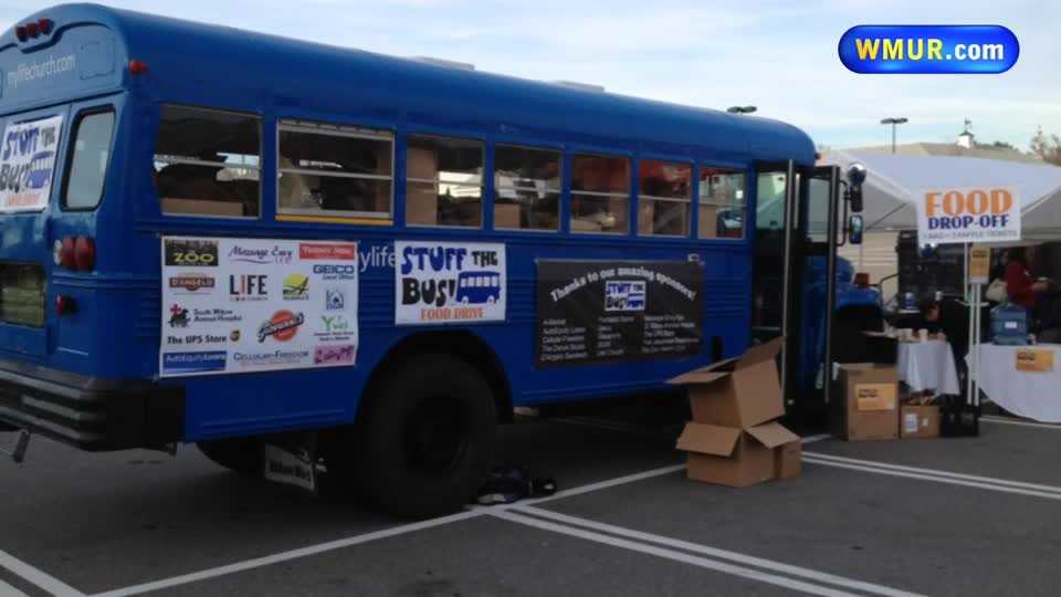 Businesses aim to 'Stuff the Bus' for Food Bank