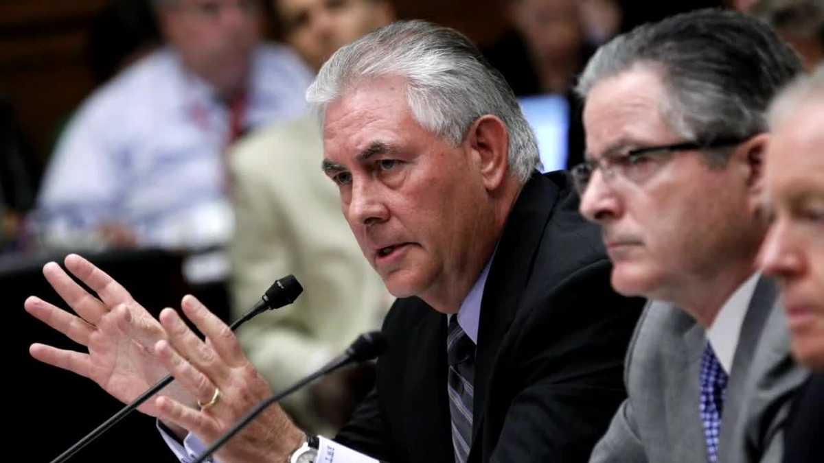 Exxon CEO nominated as Secetary of State