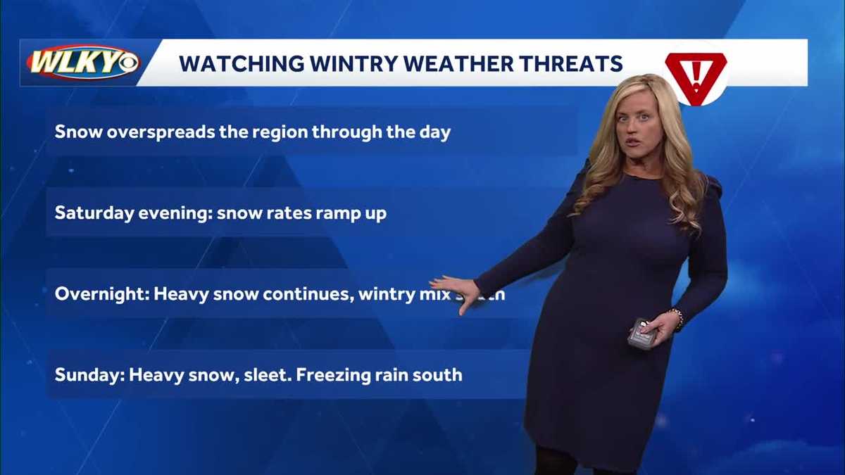 Winter storm: snow, sleet and freezing rain ahead