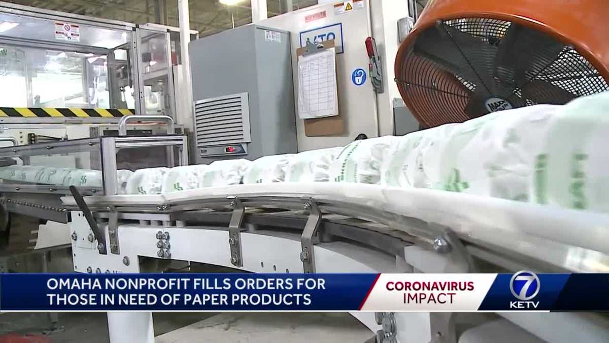 Omaha nonprofit fills orders for those in need of paper products