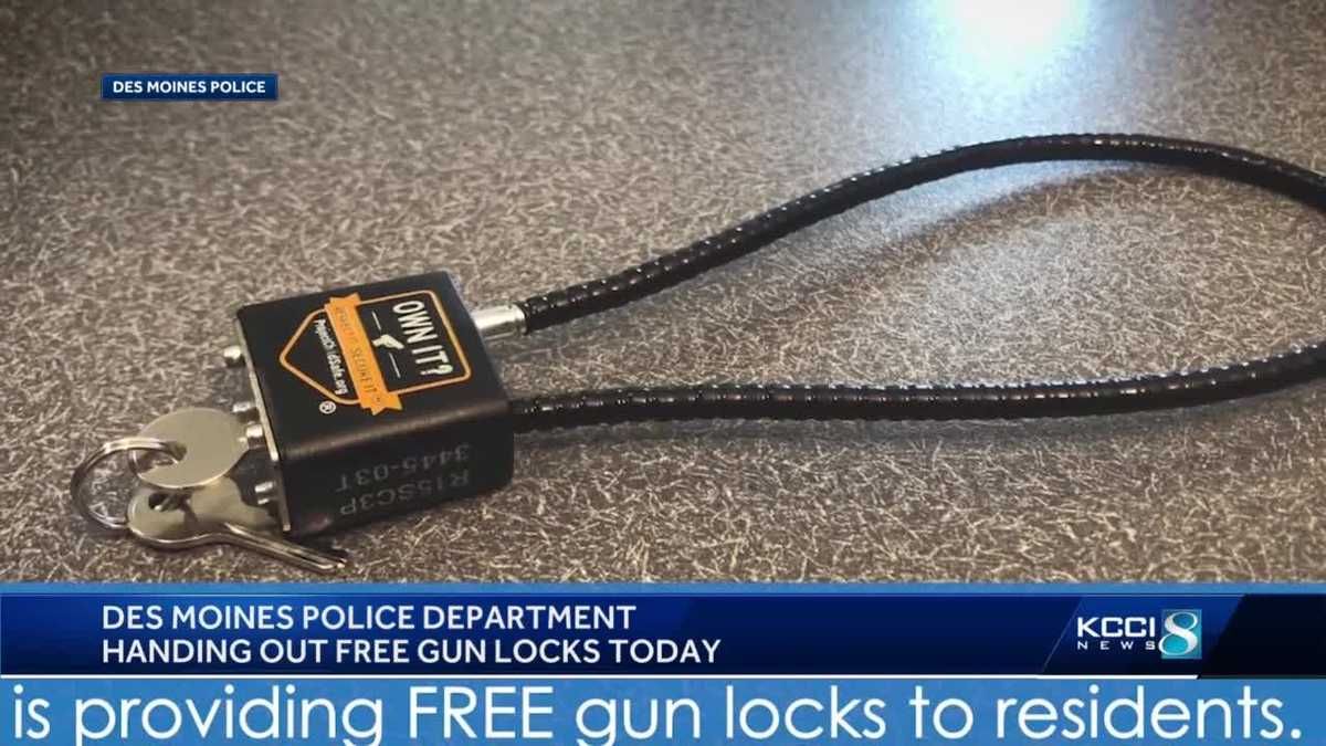 Des Moines police offering free gun locks
