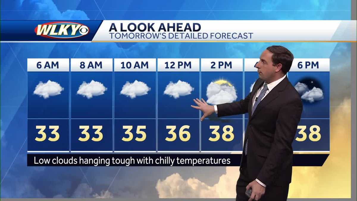 Clouds and chilly temps linger for Thursday