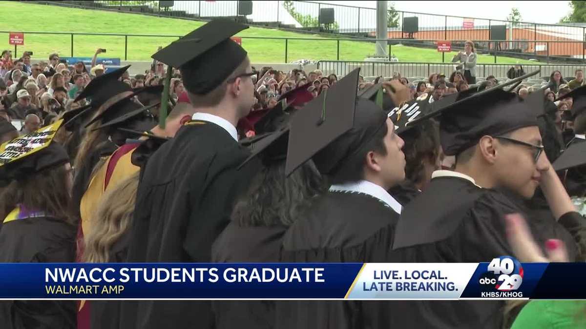 NWACC graduates accept diplomas at Walmart AMP