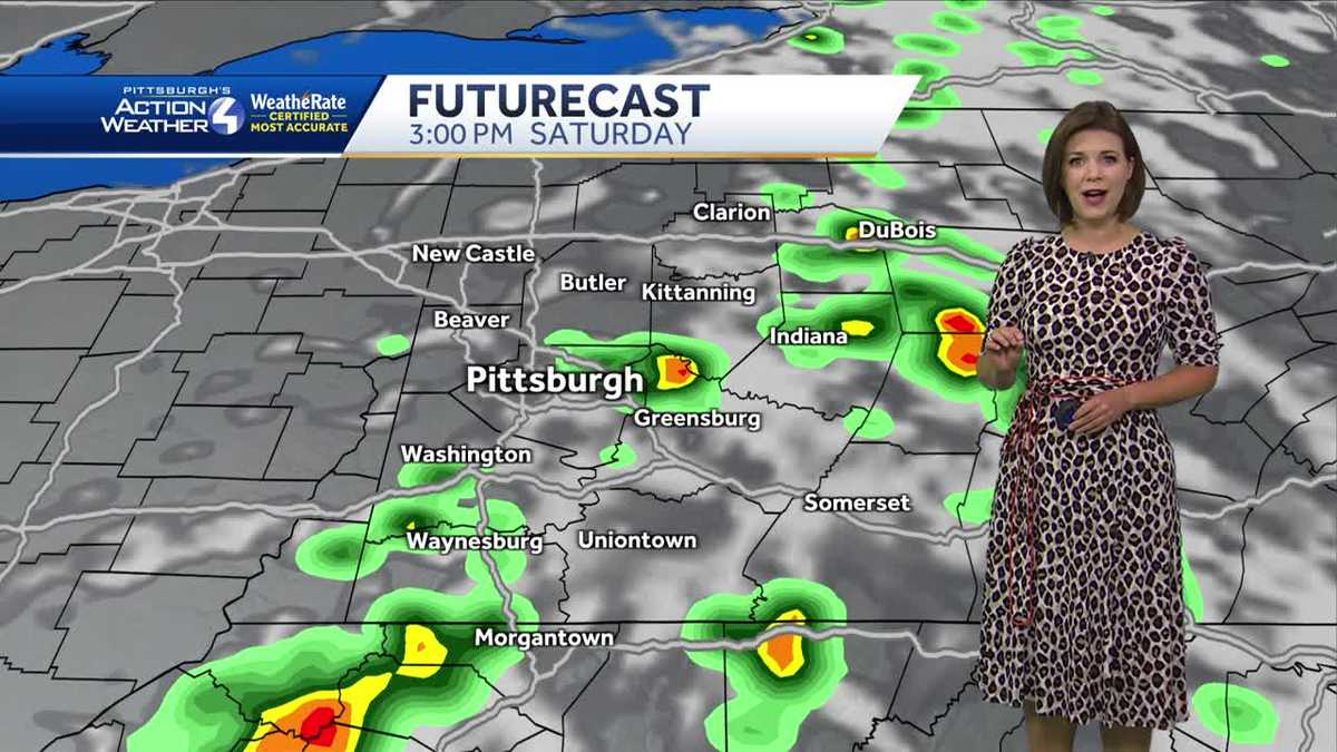 Warm with a brief PM shower