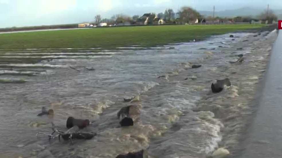 Tracy flooding leads to evacuation warning as water surrounds homes