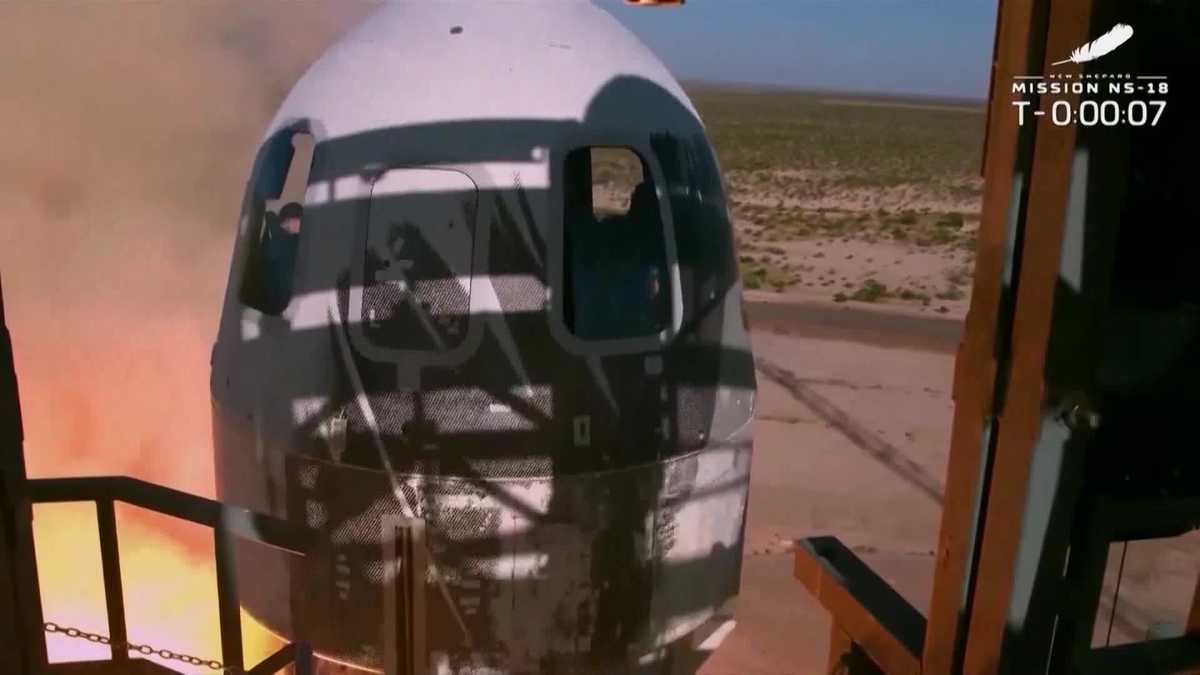Blue Origin: Florida business owner flies to the edge of space