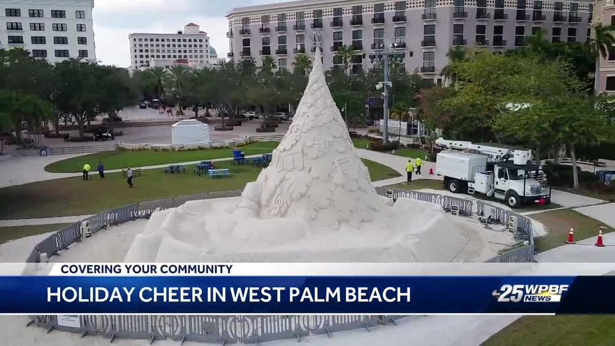 It's officially beginning to look a lot like Christmas in Southern Florida