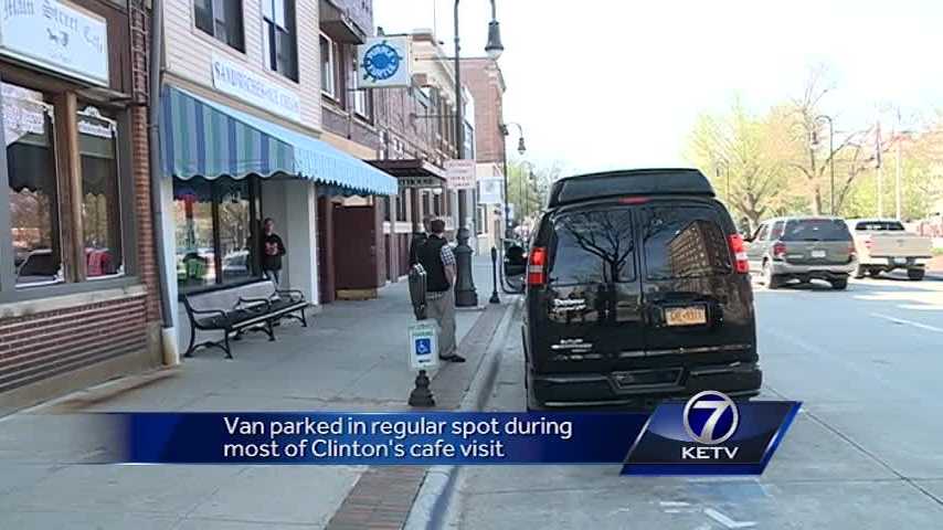 Internet buzzing about video of Hillary Clinton's van