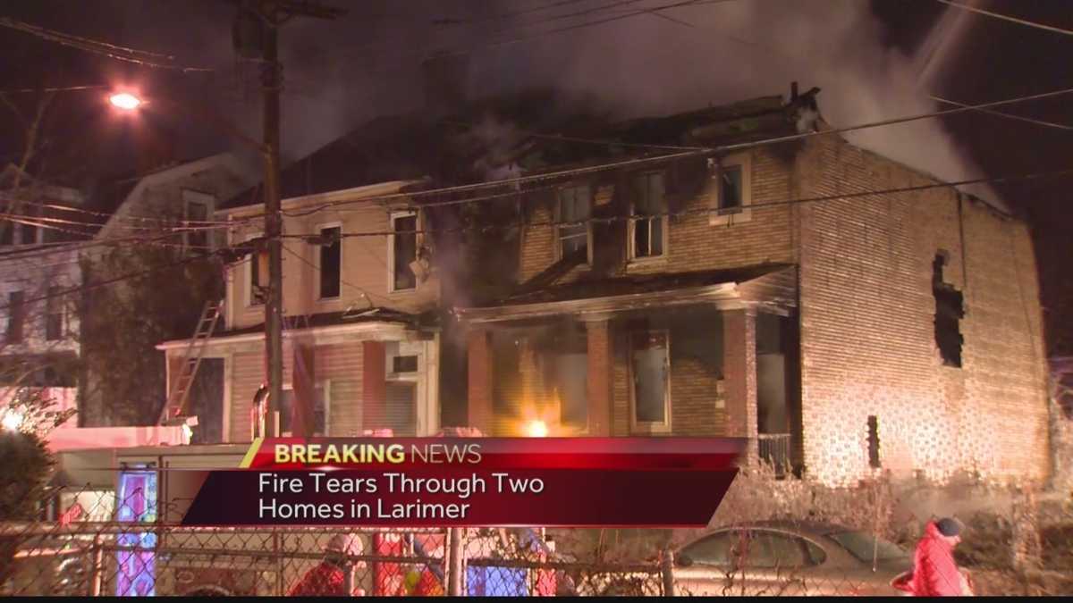 Fire tears through two homes in Larimer
