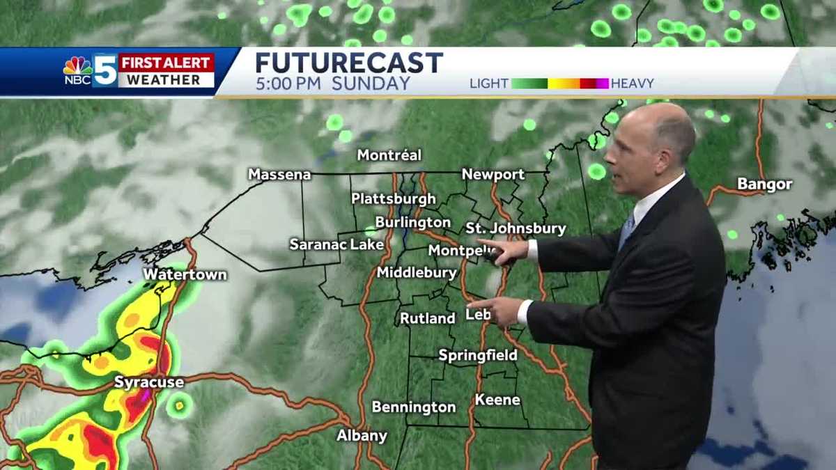 Video: NBC5 FirstAlert Sunday Forecast